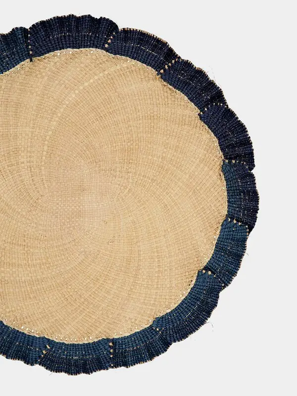 Johanna Ortiz Orpua Blue Placemat - Beige