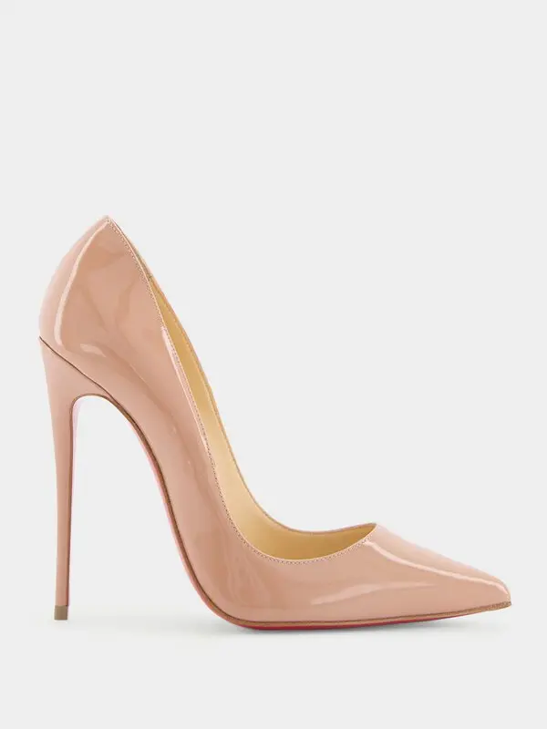 CHRISTIAN LOUBOUTIN So Kate 120mm Leather Pumps - Beige