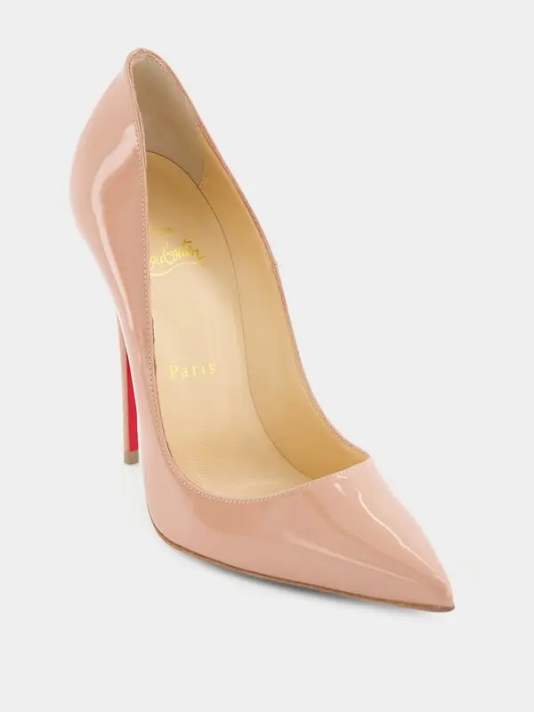 CHRISTIAN LOUBOUTIN So Kate 120mm Leather Pumps - Beige