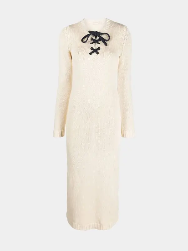 Zimmermann Cotton Midi Dress - Beige
