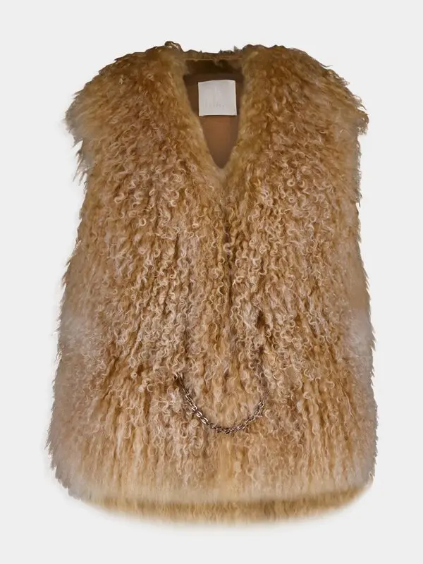 Givenchy Fur Sleeveless Vest