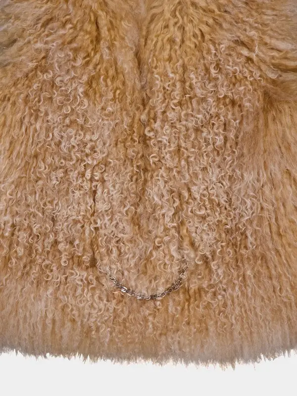 Givenchy Fur Sleeveless Vest - Beige