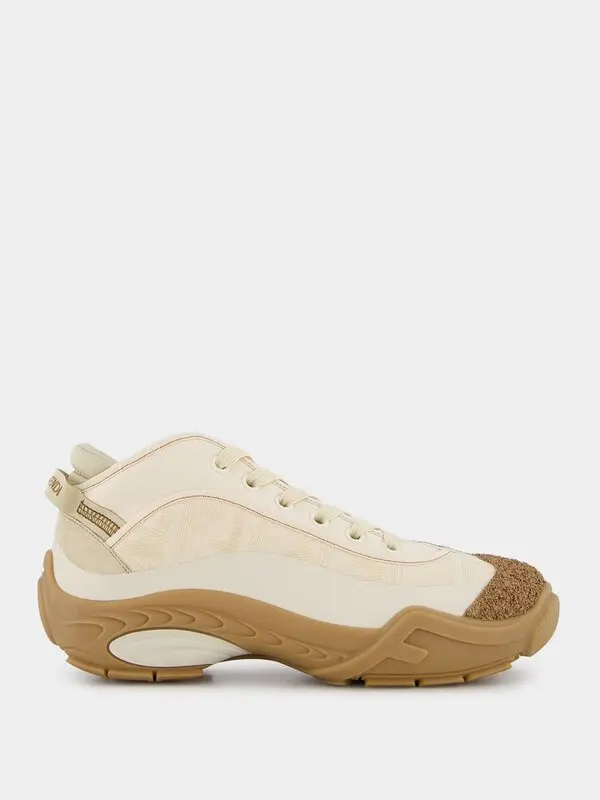 Fendi Lab Mid-top Sneakers