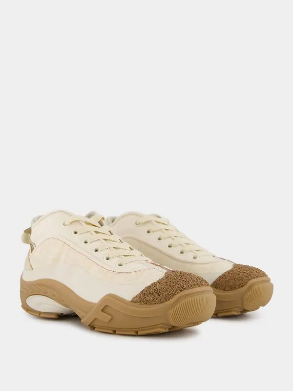 Fendi Lab Mid-top Sneakers