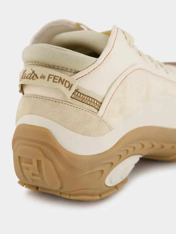 Fendi Lab Mid-top Sneakers