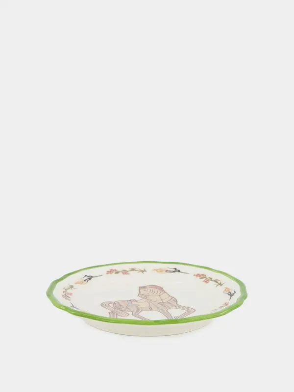 PAULA LIVING Lusitano Handpainted Dessert Plate