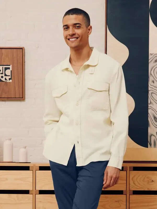 Frescobol Carioca Nuno Linen Jacket - Beige