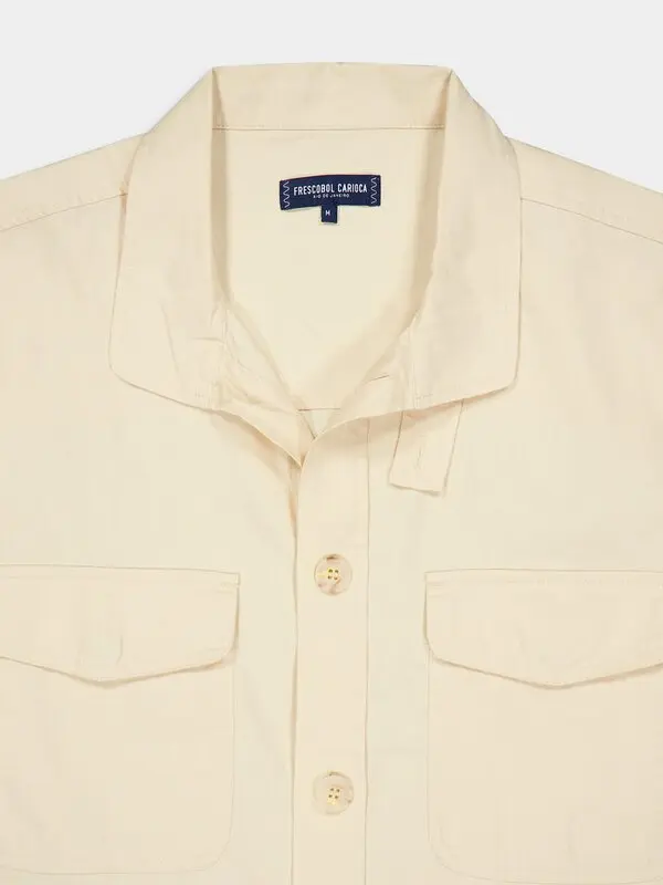 Frescobol Carioca Nuno Linen Jacket - Beige