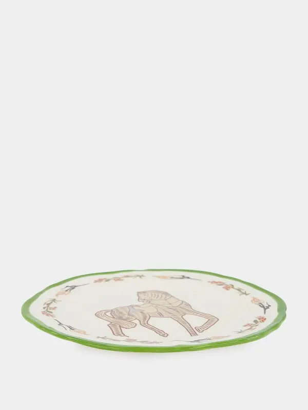PAULA LIVING Lusitano Handpainted Dinner Plate