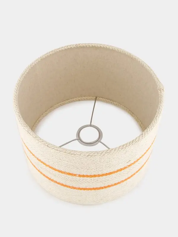 PAULA LIVING Striped Linen Lampshade
