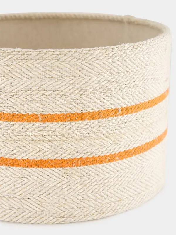 PAULA LIVING Striped Linen Lampshade