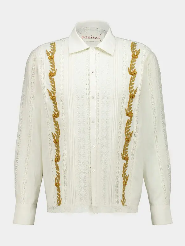 BAZISZT Off- Sefsery Shirt - White