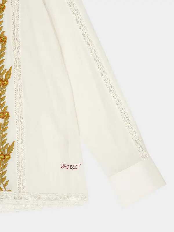 BAZISZT Off- Sefsery Shirt - White
