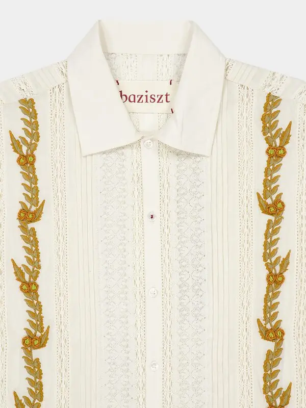 BAZISZT Off- Sefsery Shirt - White
