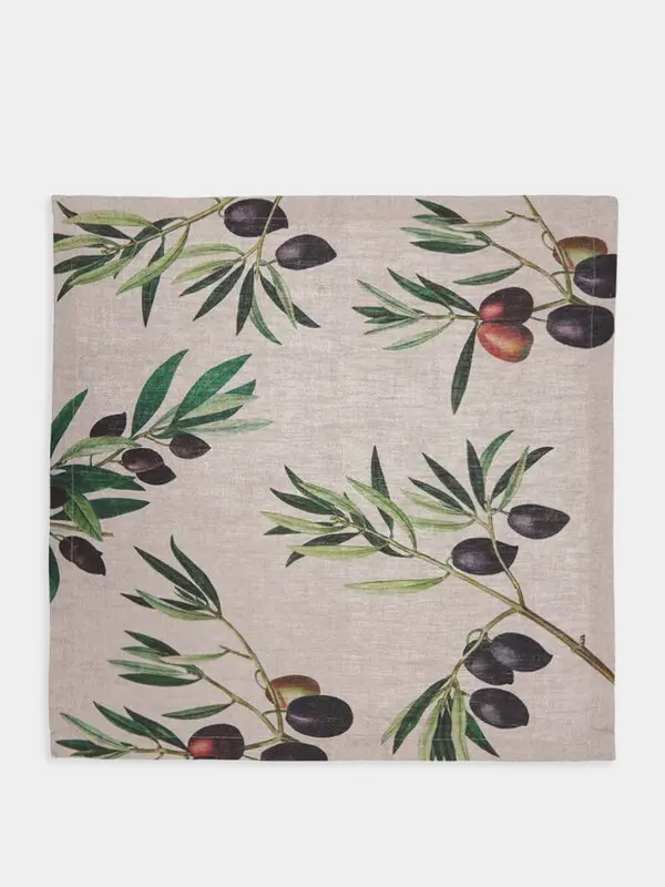 LINOROOM Set Of 6 Olives Napkins
