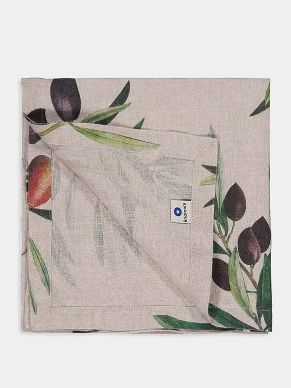 LINOROOM Set Of 6 Olives Napkins