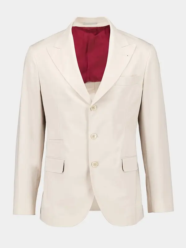 Brunello Cucinelli Cotton And Cashmere Blazer