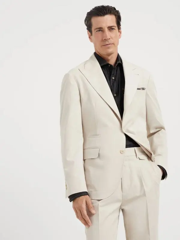 Brunello Cucinelli Cotton And Cashmere Blazer