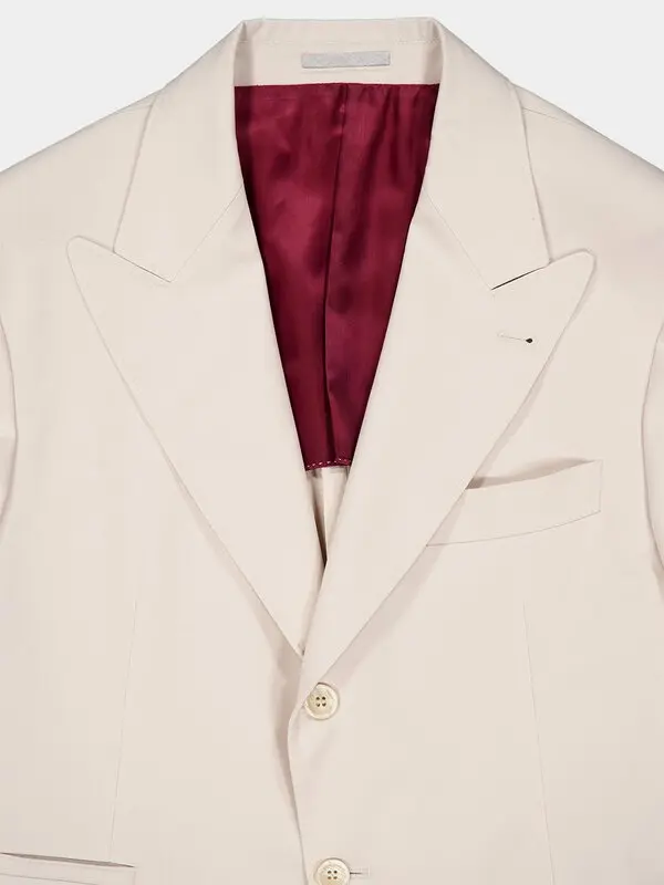 Brunello Cucinelli Cotton And Cashmere Blazer