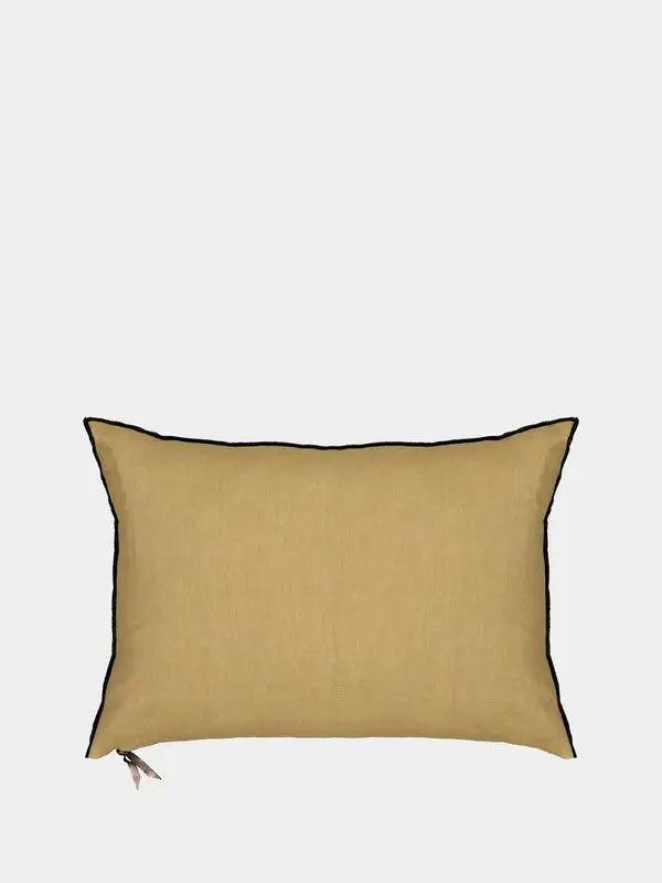 Maison De Vacances Sable Vice-versa Linen Cushion - Beige