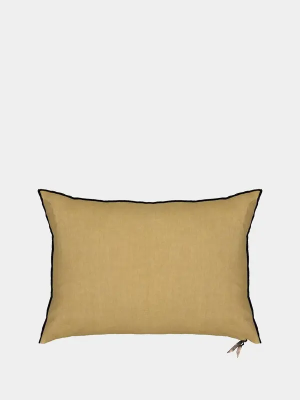 Maison De Vacances Sable Vice-versa Linen Cushion - Beige