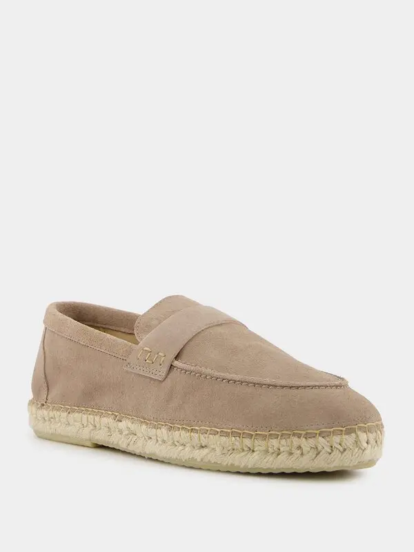 Frescobol Carioca Marcelo Suede Espadrille Loafers