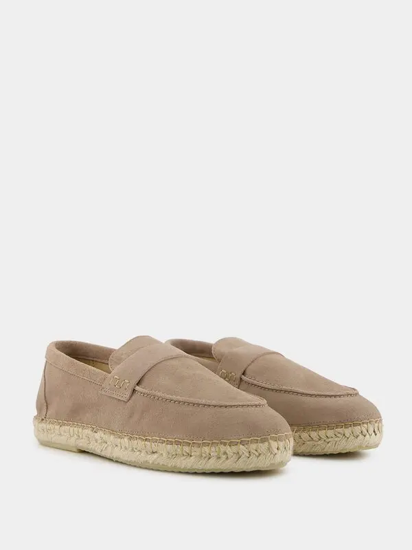 Frescobol Carioca Marcelo Suede Espadrille Loafers