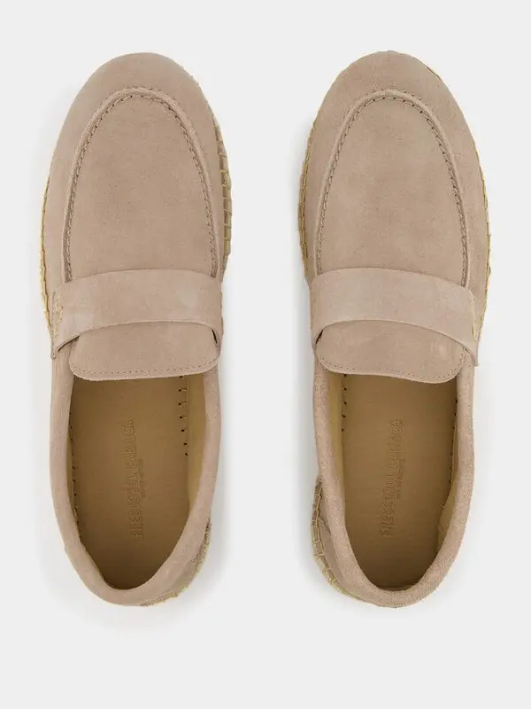 Frescobol Carioca Marcelo Suede Espadrille Loafers