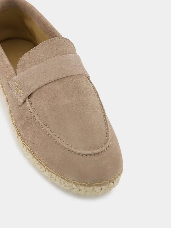 Frescobol Carioca Marcelo Suede Espadrille Loafers