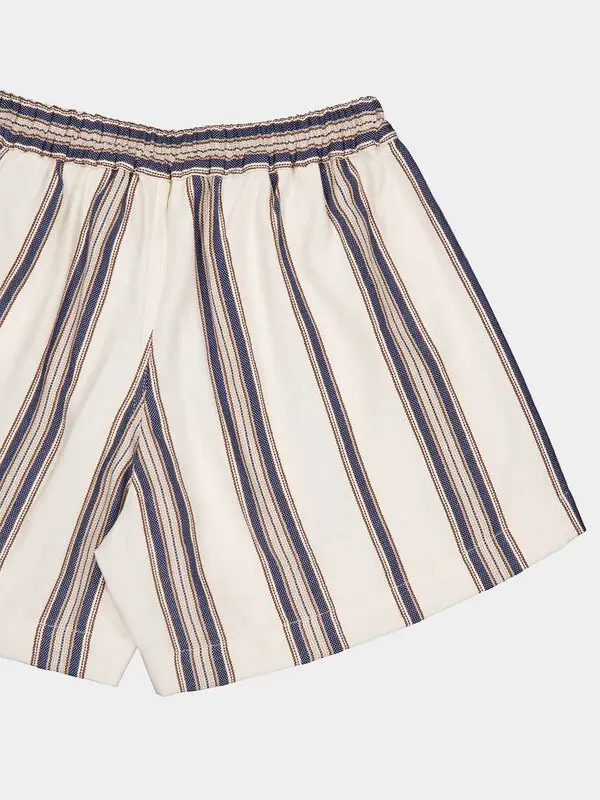 MARRAKSHI LIFE Nautical Stripe Cropped Shorts