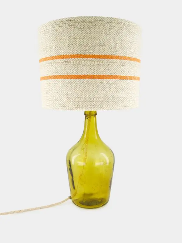 PAULA LIVING Striped Lampshade - Beige