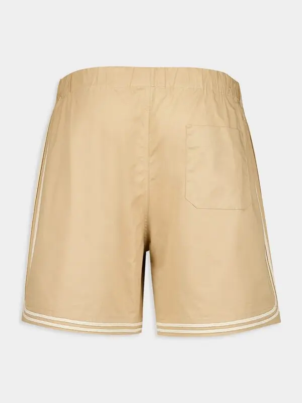 Commas Braided Cord Shorts - Beige