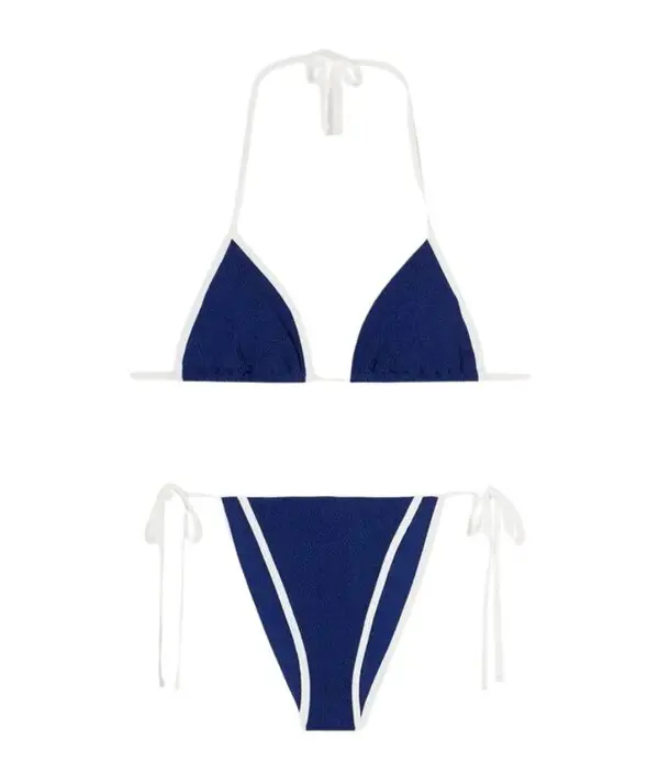 Hunza G Gina Original Crinkle Bikini - Blue