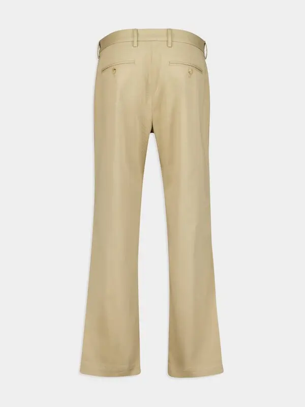 Saint Laurent Stretch Cotton Chino Trousers