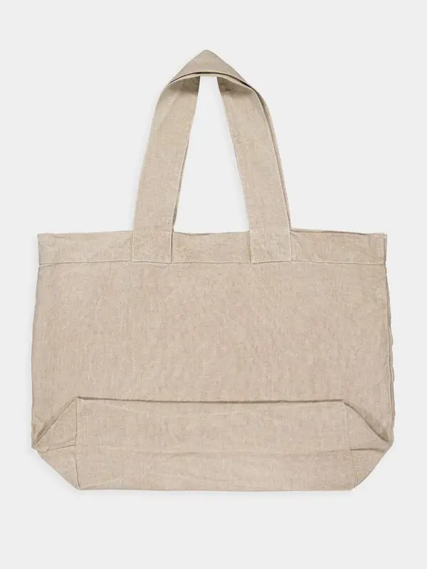 CHARVET ÉDITIONS Linen Escapade Tote Bag
