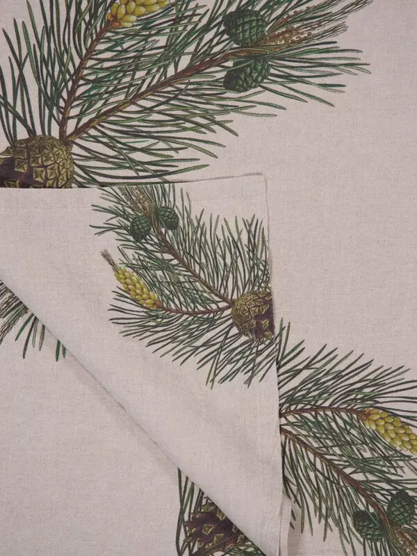 LINOROOM Pine Linen Tablecloth
