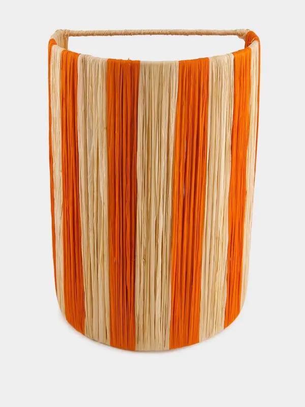 FANTASIA ARTE Large Striped Wall Sconce - Beige