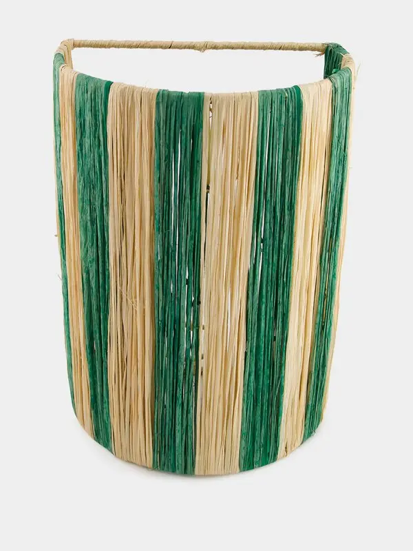 FANTASIA ARTE Large Striped Wall Sconce - Beige