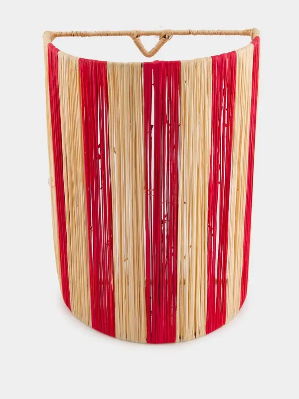FANTASIA ARTE Large Striped Wall Sconce - Beige