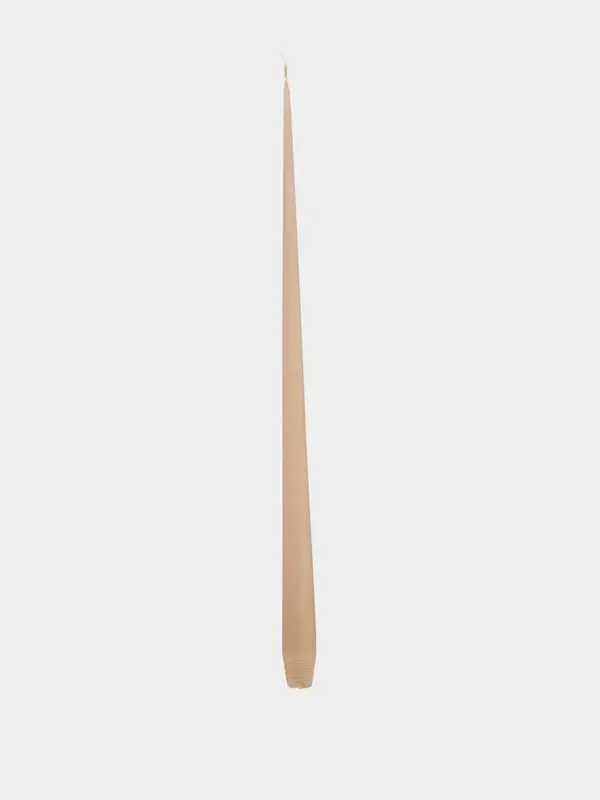 ESTER &AMP; ERIK Taper Candle 42cm Soft Clay - Brown
