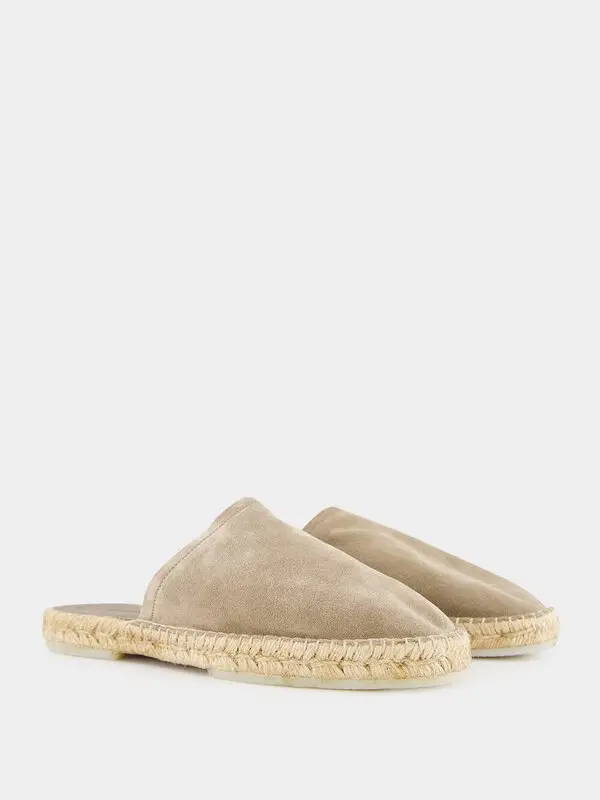 AURELIEN Beachside Suede Espadrille Slippers
