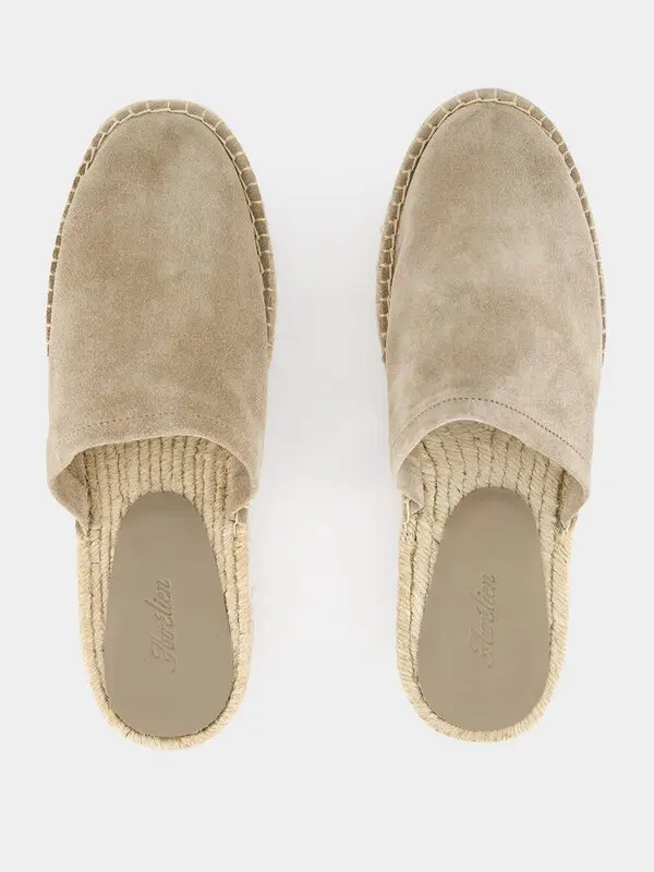 AURELIEN Beachside Suede Espadrille Slippers
