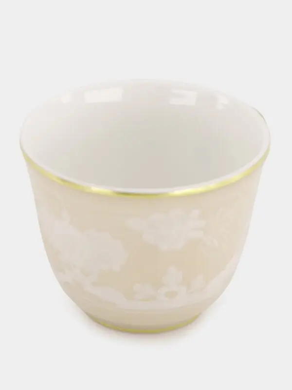 GINORI 1735 Oriente Italiano Meringa Coffee Cup - Beige
