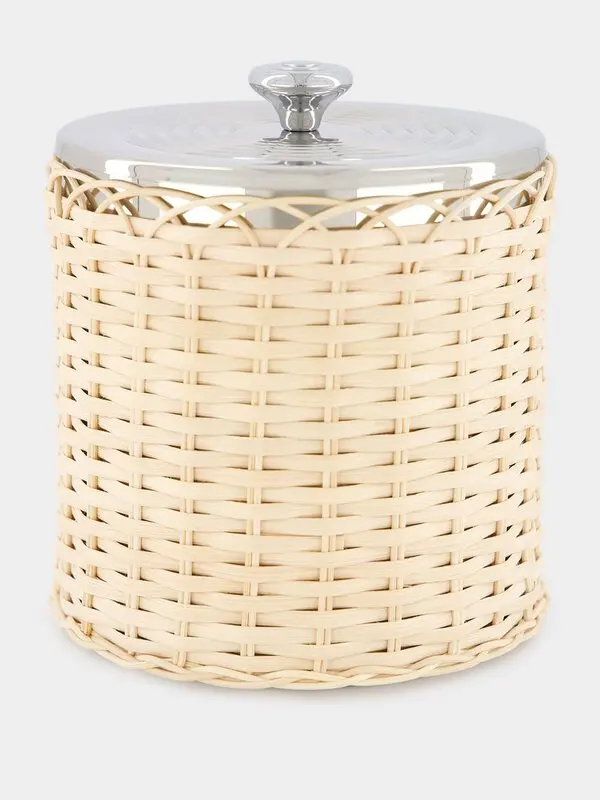 GIOBAGNARA Rattan Ice Bucket - Beige