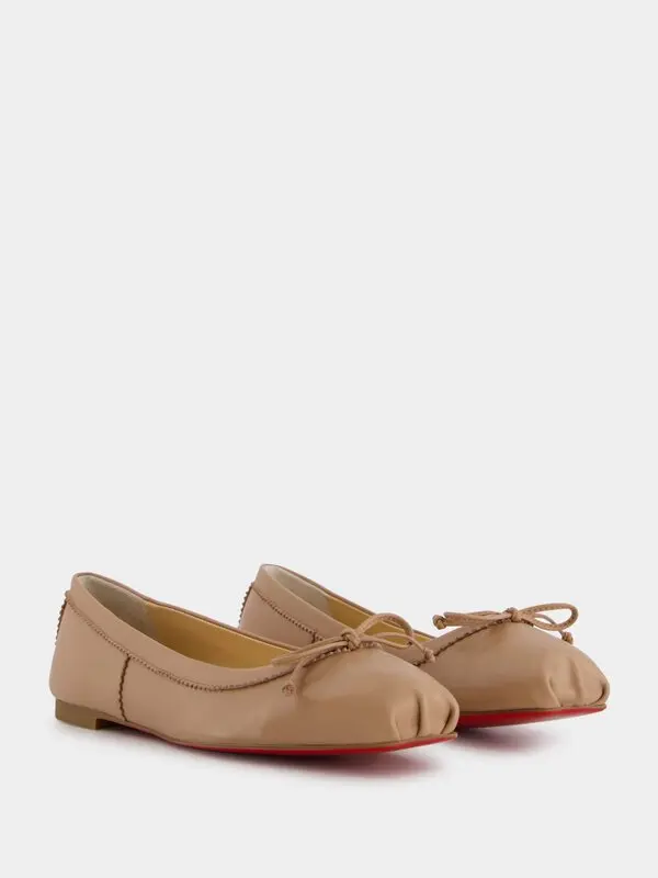 CHRISTIAN LOUBOUTIN Mamadrague Ballerinas - Beige