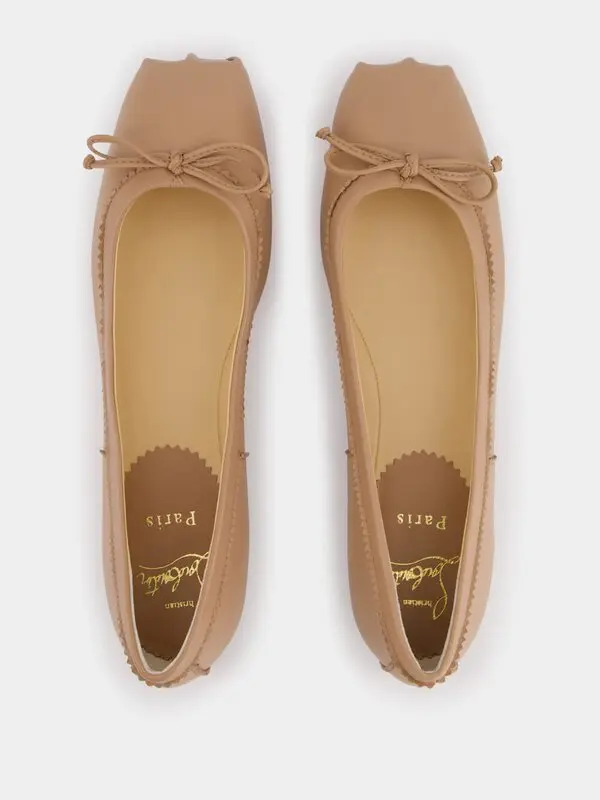 CHRISTIAN LOUBOUTIN Mamadrague Ballerinas - Beige