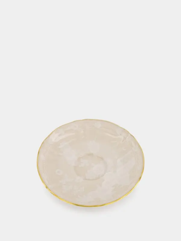 GINORI 1735 Oriente Italiano Meringa Coffee Saucer - Beige