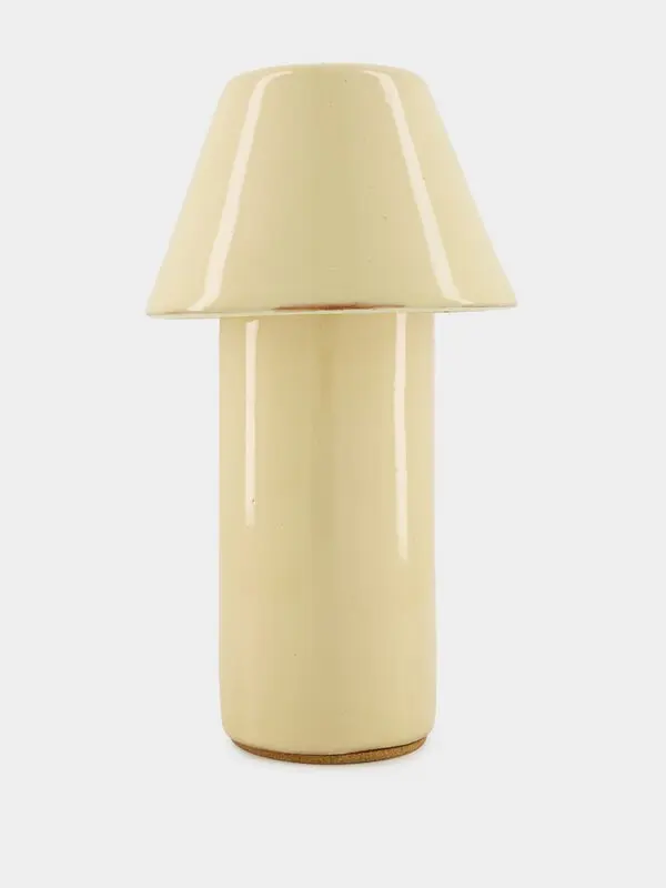 CALMA Ceramic Wireless Lamp - Beige