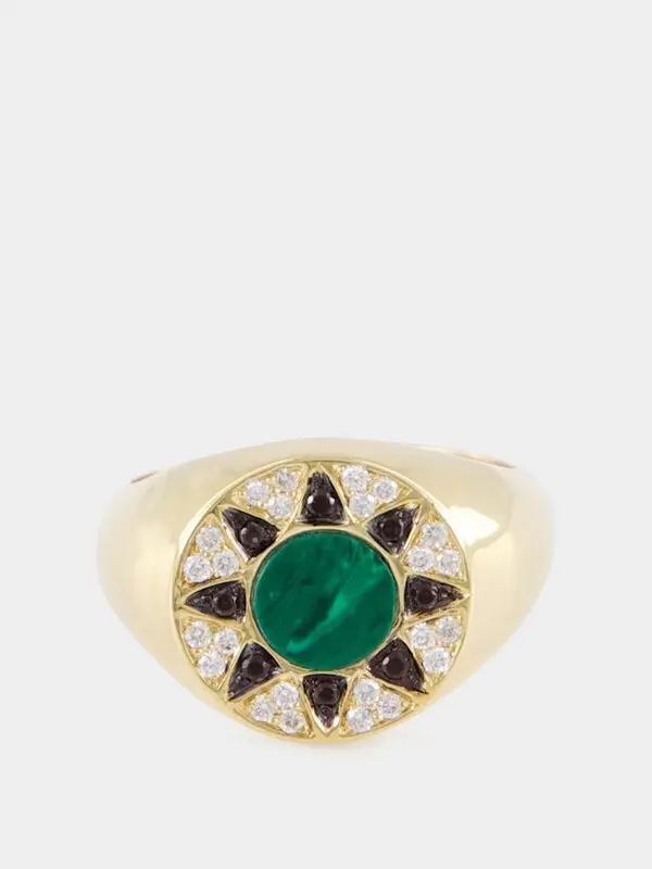 L'ATELIER NAWBAR Ibiza Signet Ring - Gold
