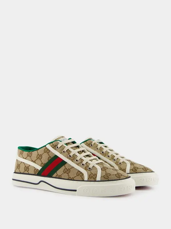 Gucci Gg Tennis 1977 Trainer - Beige